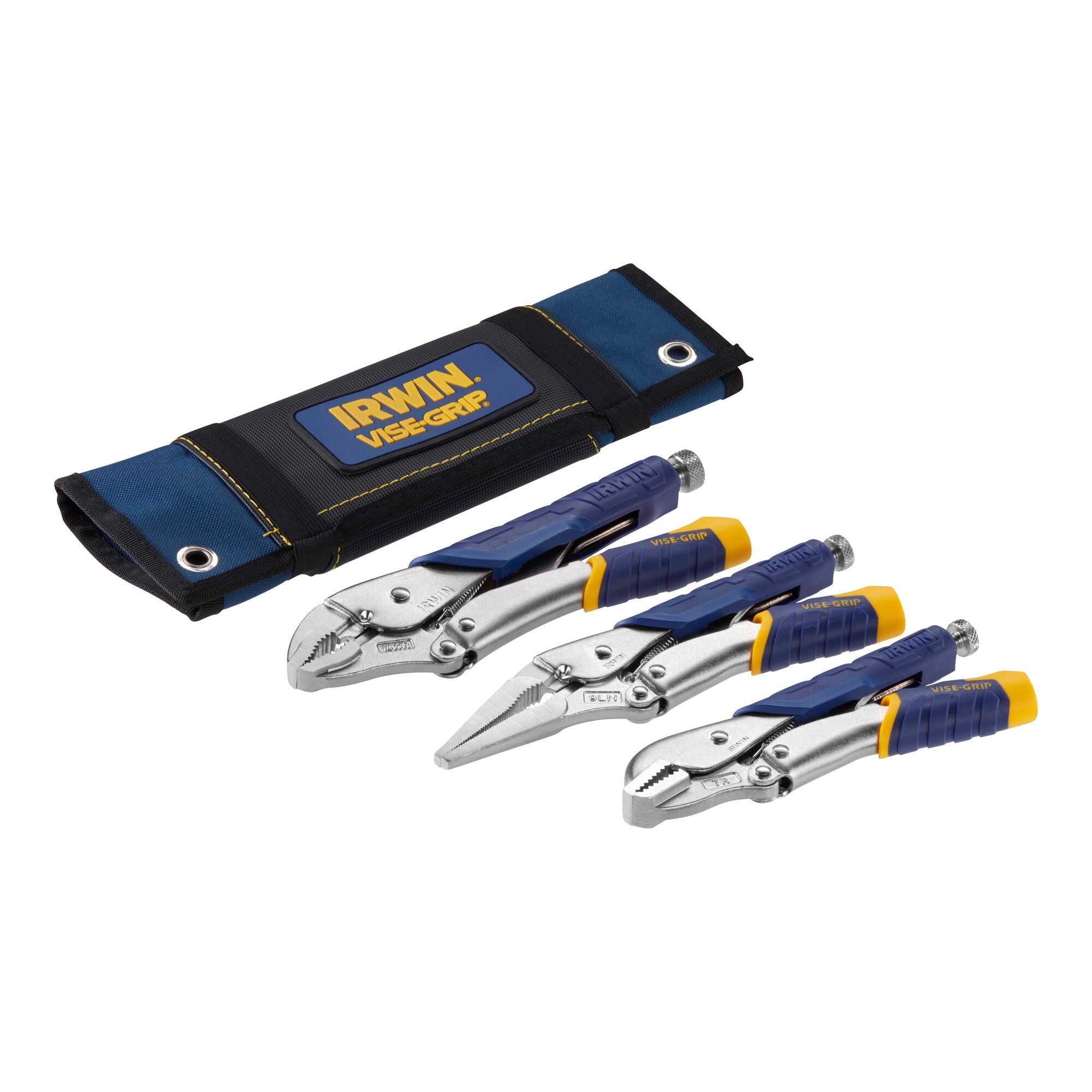 Irwin T76KBT Set Vise-Grip Fast Release 3pz 10WR, 9LN, 7R con custodia