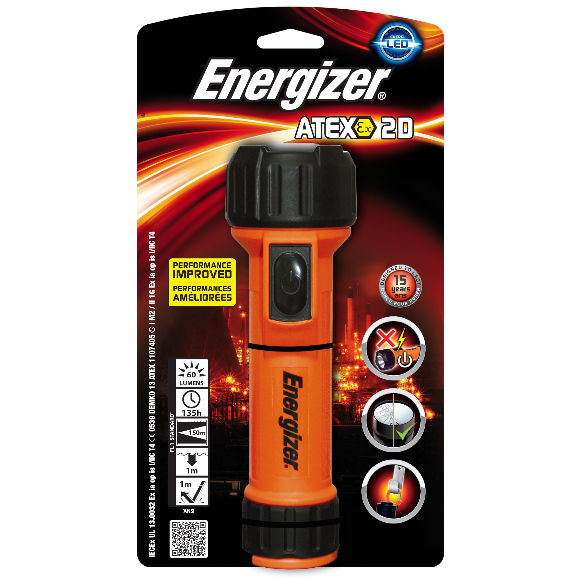 Energizer Torcia Atex 2D uso Industriale